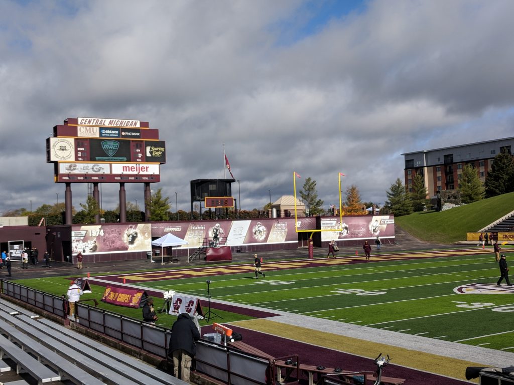 Game 3 Report – Central Michigan | College Football Road Trip